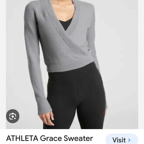 Athleta | Sweaters | Copy Athleta Grace Sweater Wrap Gray Size 2x ...